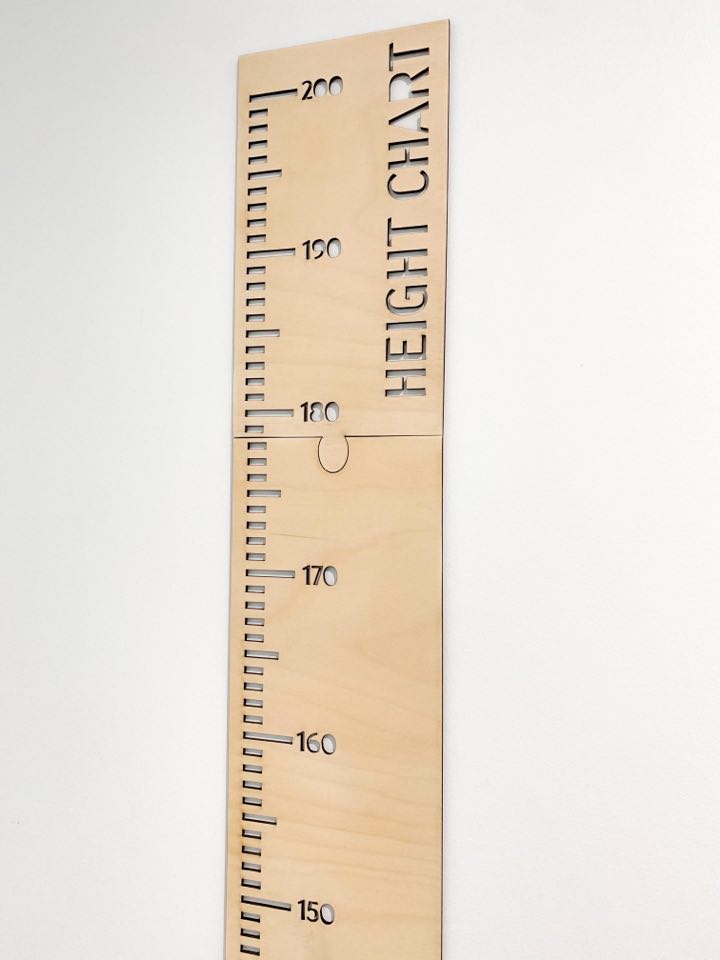 Height Chart - 'HEIGHT CHART' - Timber Gift – Laser Sharp Creations